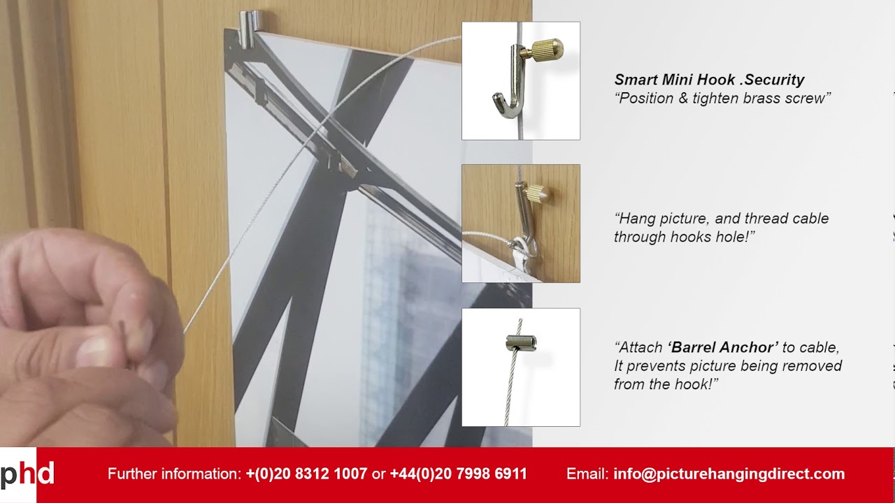 Smart Mini Hook "Security" (Art Gallery Systems) - YouTube