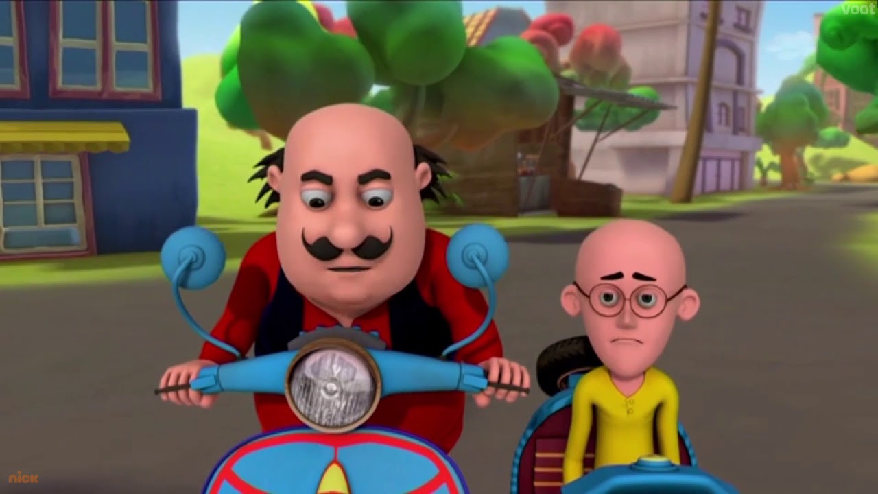 Motu Patlu Kids Show Episode 3 Scooter Race - YouTube
