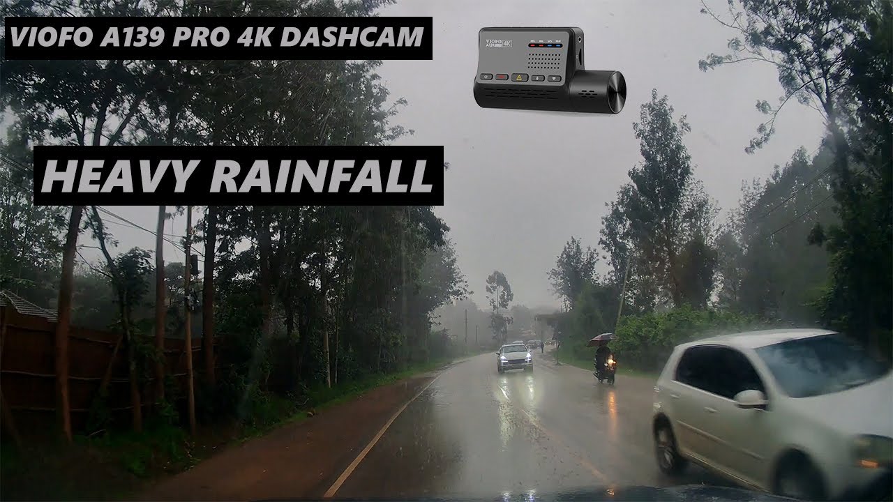 VIOFO 4K HDR Dash Cam: Heavy Rain Footage (4K 30 FPS) - YouTube