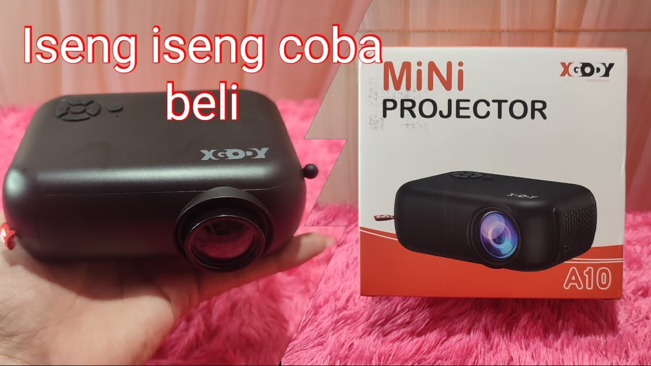 Test MiNi PROJECTOR A10 - YouTube