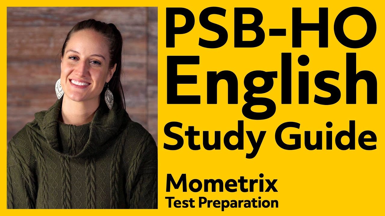 PSB-HO English Study Guide - YouTube