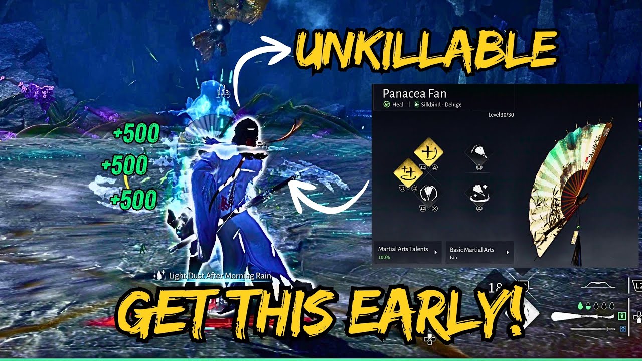 Where Winds Meet - How To Unlock The PANACEA HEALING FAN - MUST-HAVE ...