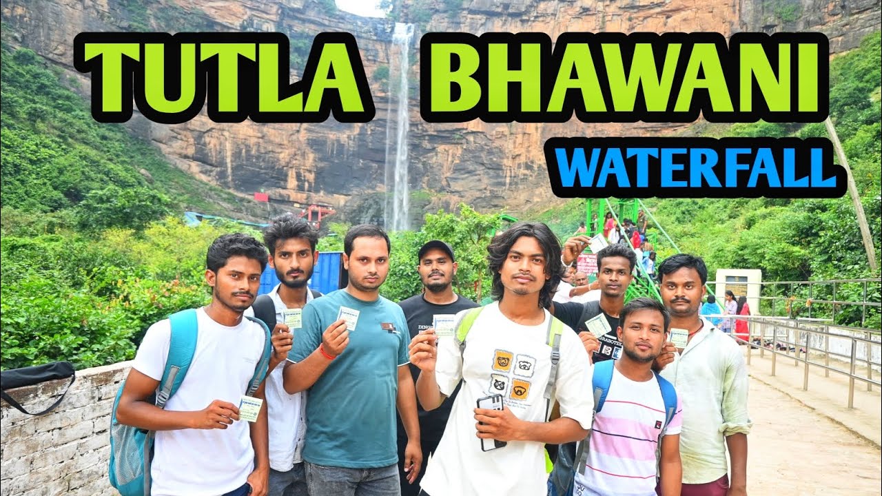 Tutla Bhawani Waterfall & Temple | मां तुतला भवानी 🙏 मंदिर | Tutla Dham ...