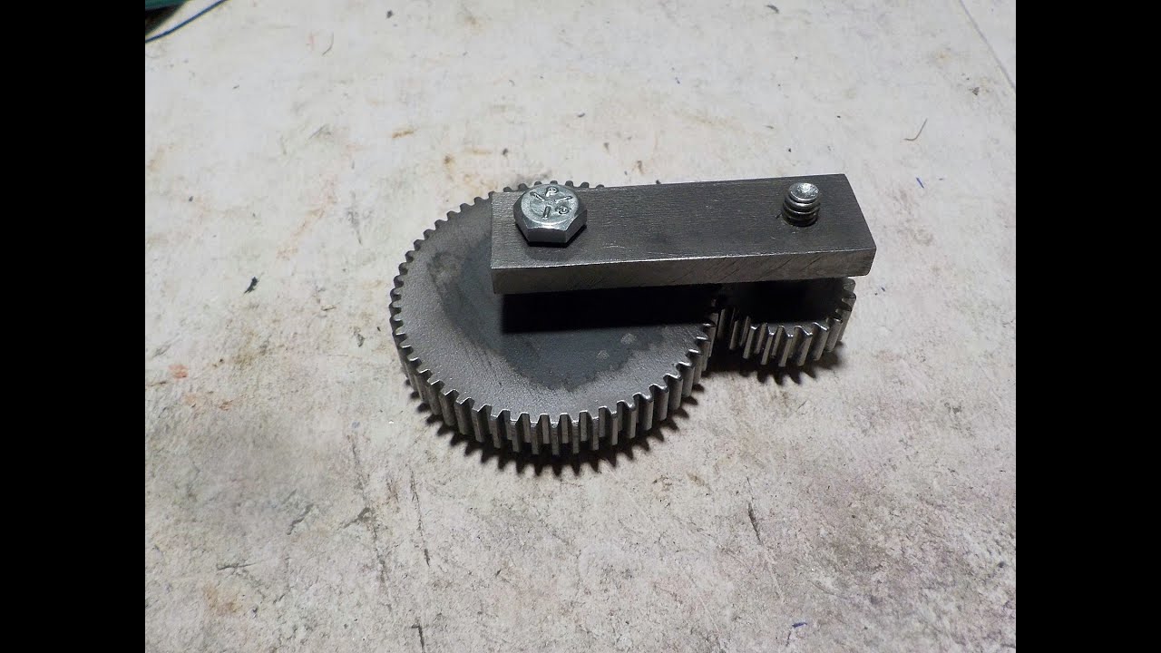 Start Of First Gear Set - Checking The Mesh Of The 56 and 24 Tooth ...