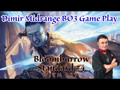 Dimir Midrange BO3 Game Play | MTGA BO3 Standard | Bloomburrow Standard #4 - YouTube