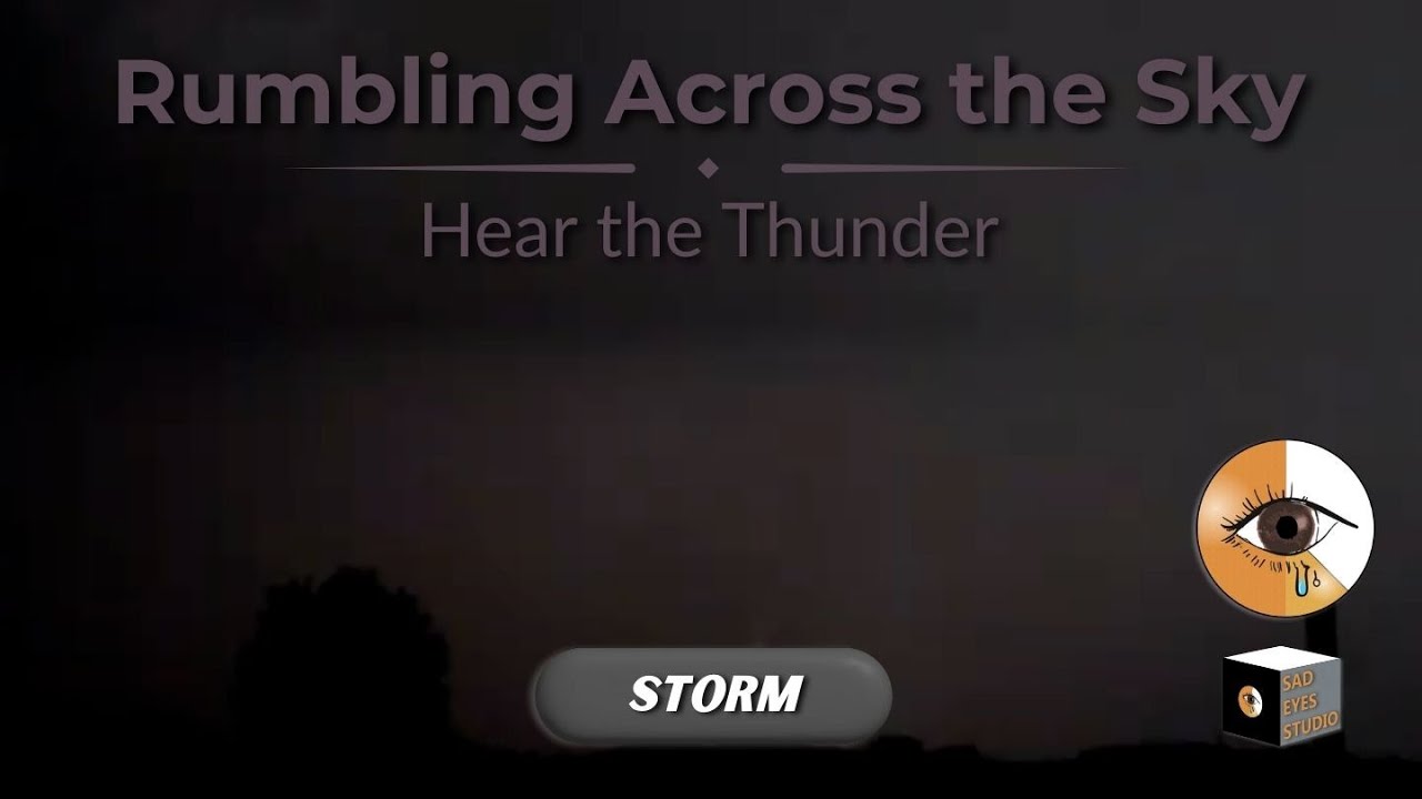 Rumbling Thunderstorm for Sleeping | Ambient Sound | 10 Hours - YouTube