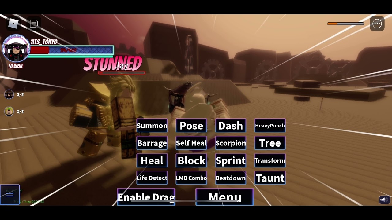 [AUT 1v1 No Cooldown] Golden Experience Requiem Vs The World - YouTube