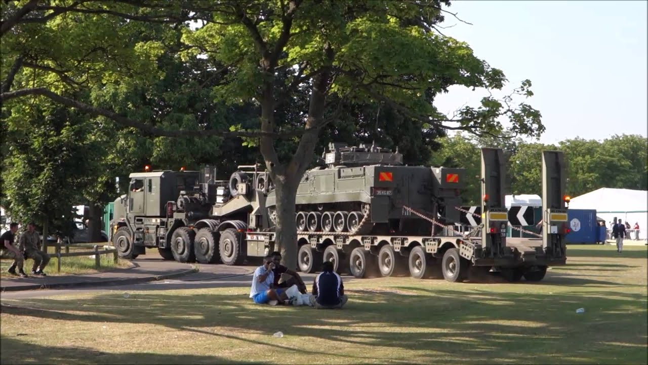 Heavy Equipment Transporter at RLC Open day in 2013 - YouTube