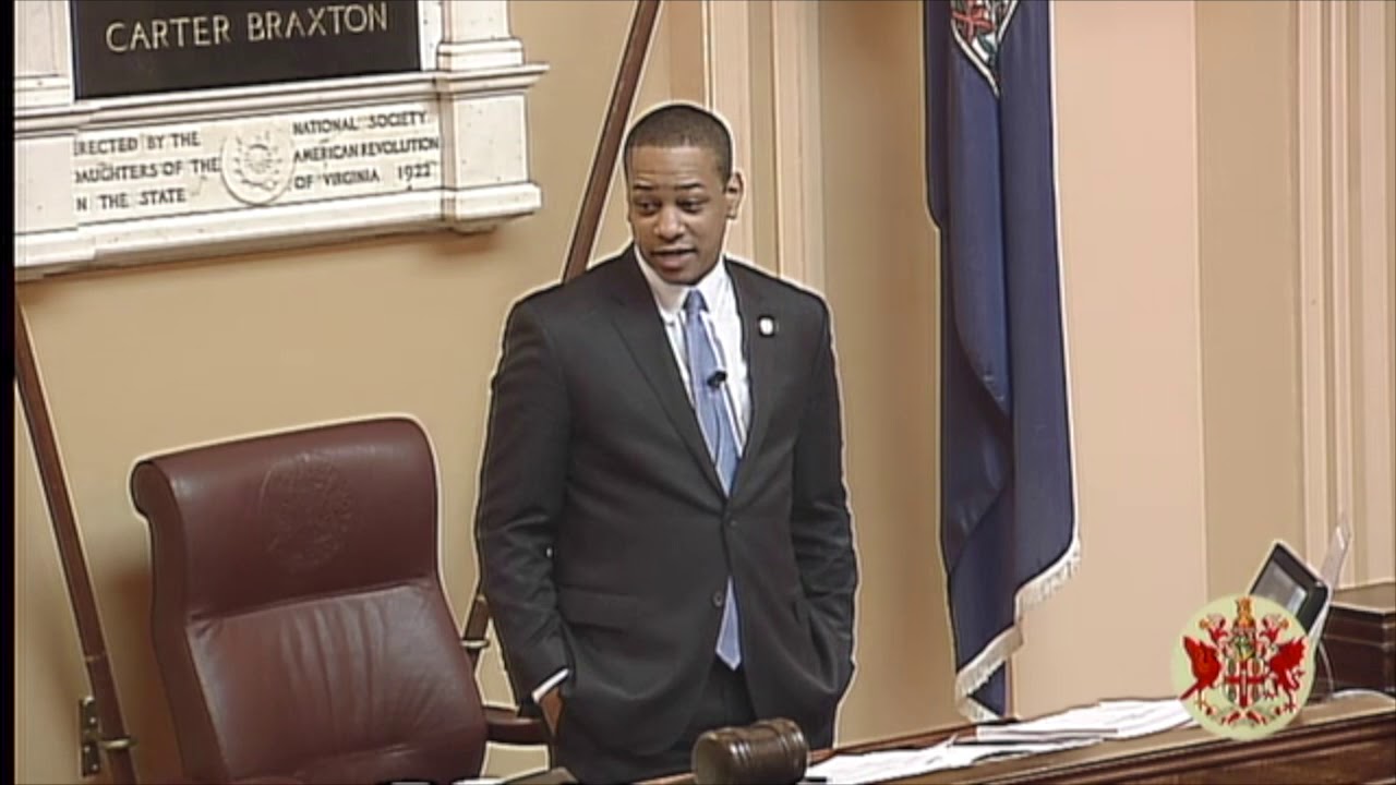 02-24-19: Virginia Lt. Governor Justin Fairfax Gives Speech From Senate ...