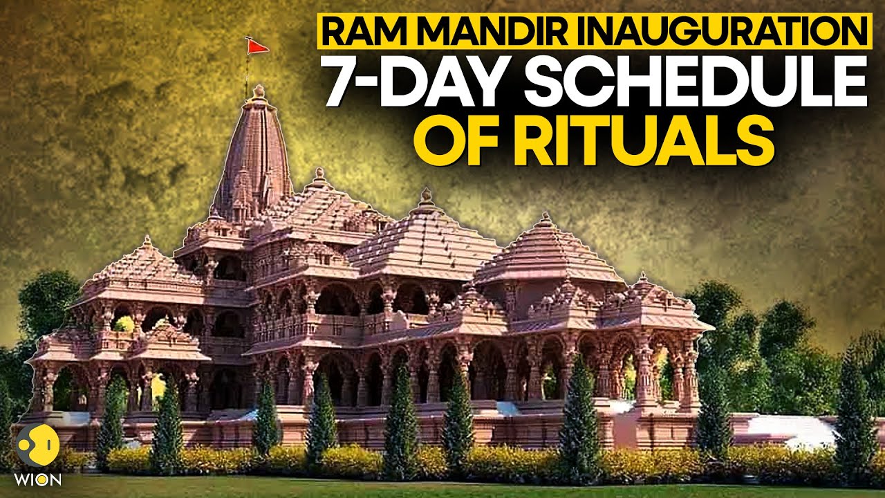 Ram Mandir Ayodhya: List of details for rituals from Jan 16-22 for ...