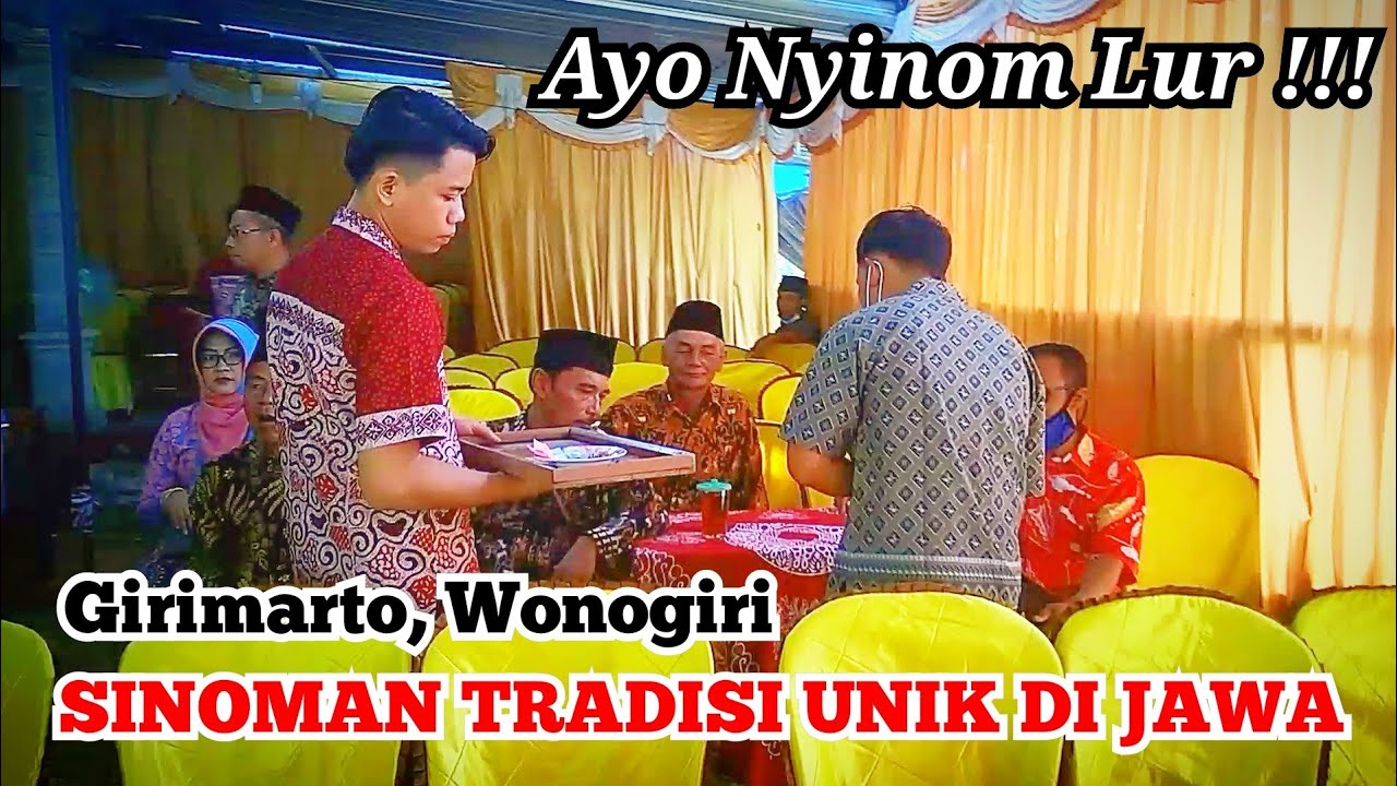 Sinoman‼️Salah satu bentuk tradisi di Wonogiri Jawa Tengah - YouTube