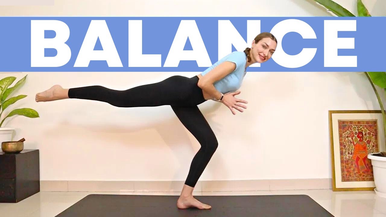 Standing Balance Guided Yoga - YouTube