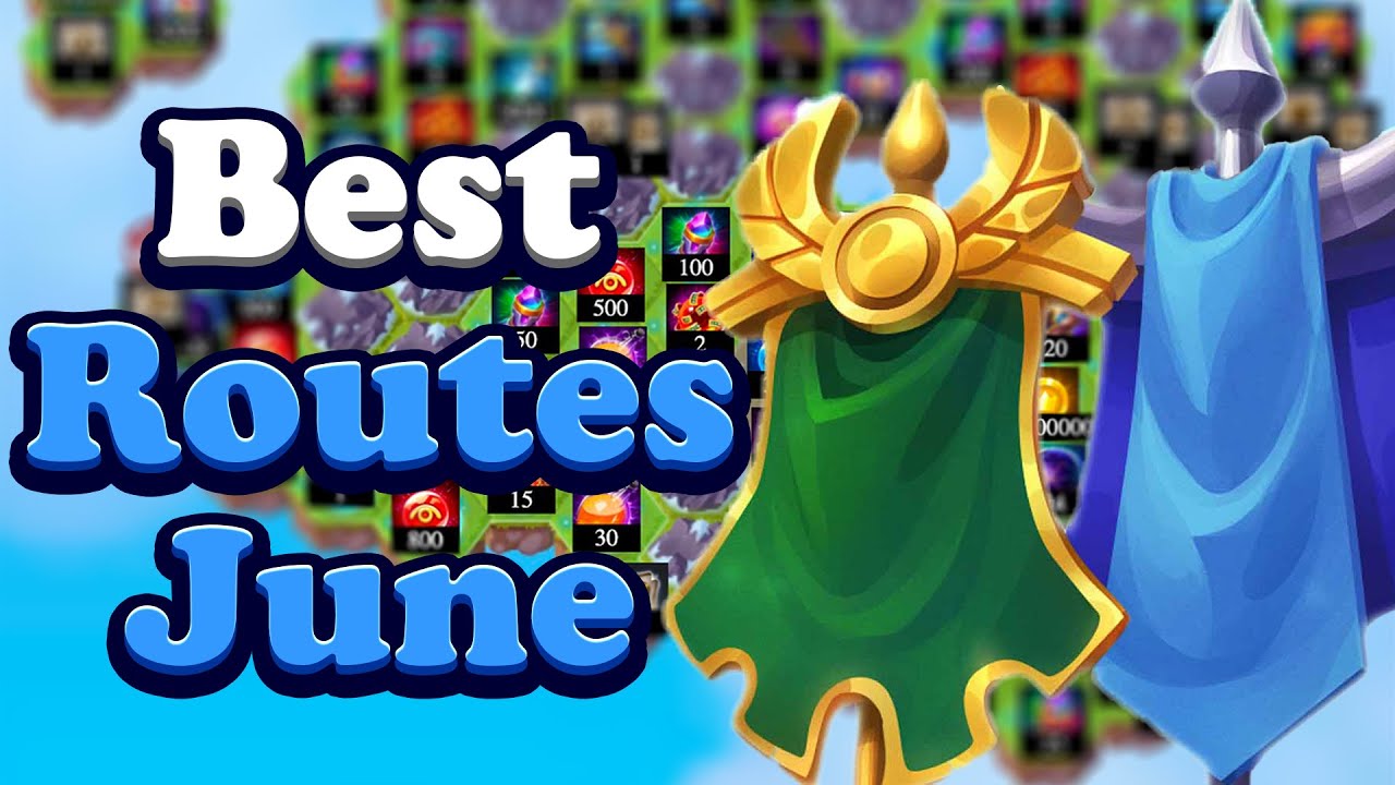Hero Wars' Mysterious Island June Map Best Route! - YouTube