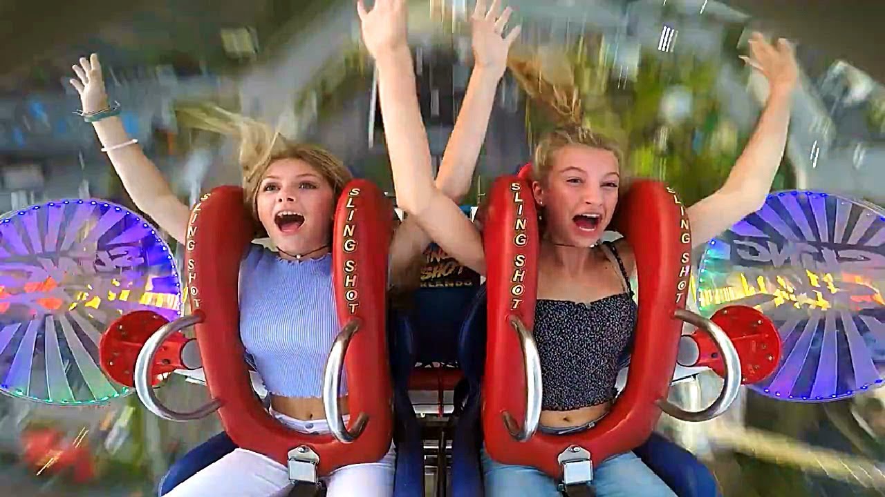 Girls Birthday Party Funny Slingshot Ride Compilation Youtube
