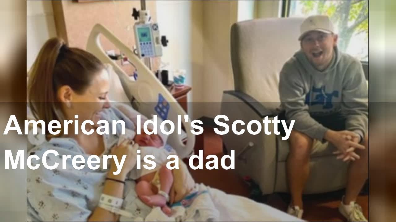 American Idol's Scotty McCreery is a dad - YouTube