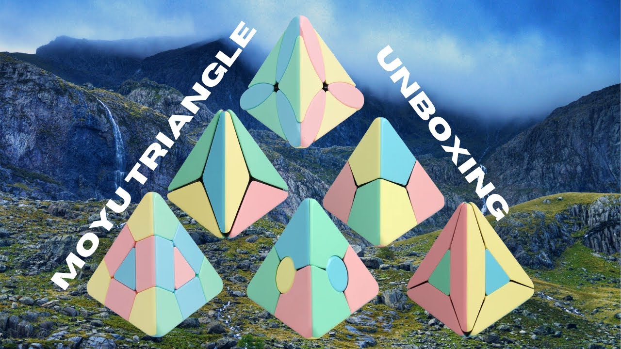 Moyu Triangle Pyramid Puzzles Unboxing - YouTube