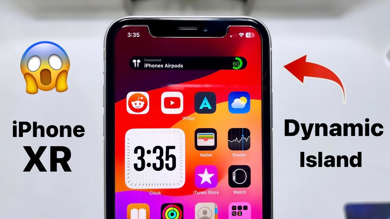 How to Get Real Dynamic Island on iPhone XR - YouTube