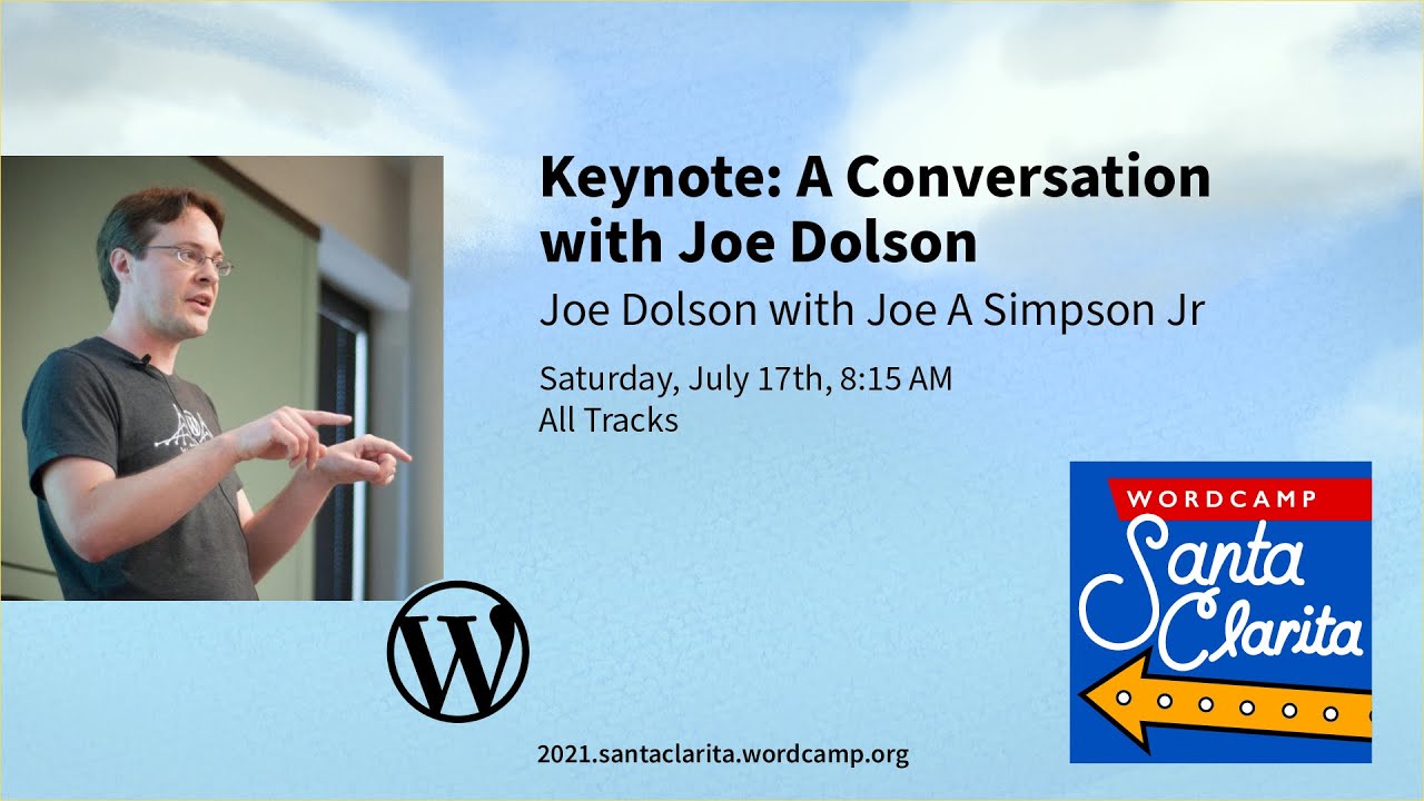 Keynote: A Conversation with Joe Dolson - YouTube