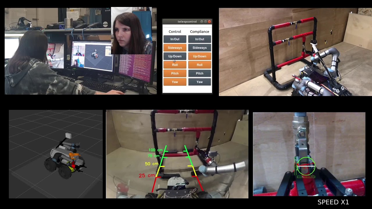 Teleop Valve Turning Using a Compliant Controller - YouTube