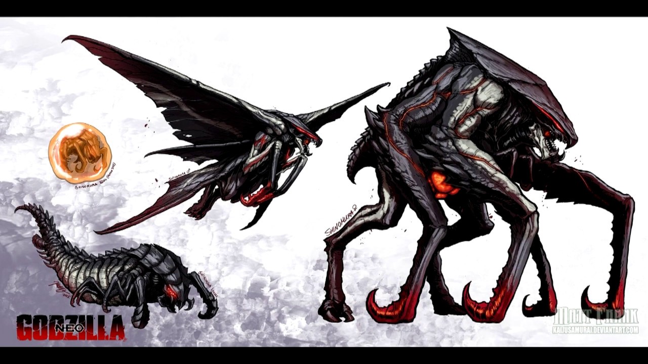 Awesome MUTO(godzilla 2014) Drawings - YouTube