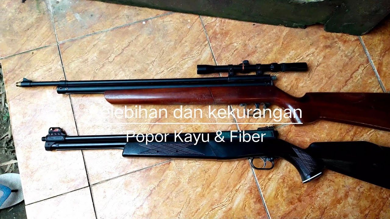 Kelebihan dan kekurangan popor kayu & fiber - YouTube
