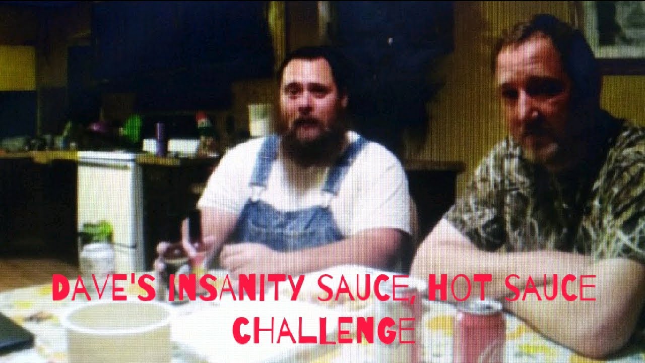 Dave's insanity sauce, hot sauce challenge - YouTube