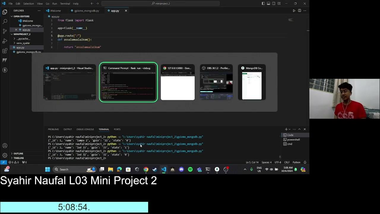 Mini Project 2 IoT task 3 - YouTube