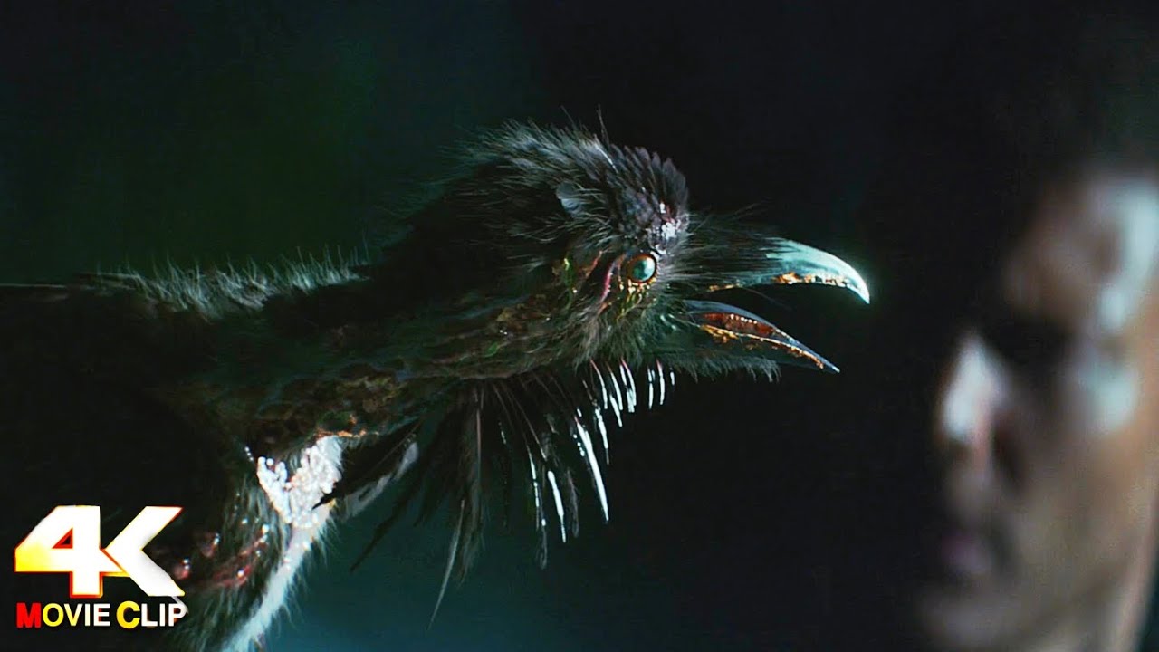 Resident Evil: Welcome to Raccon City (2021) - Rabid Crow scene [4K 60fps] - YouTube