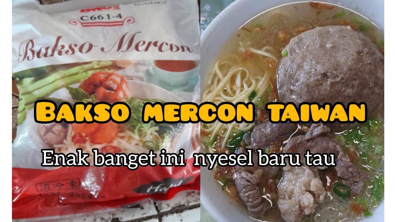 Bakso mercon taiwan ||Enak banget super - YouTube
