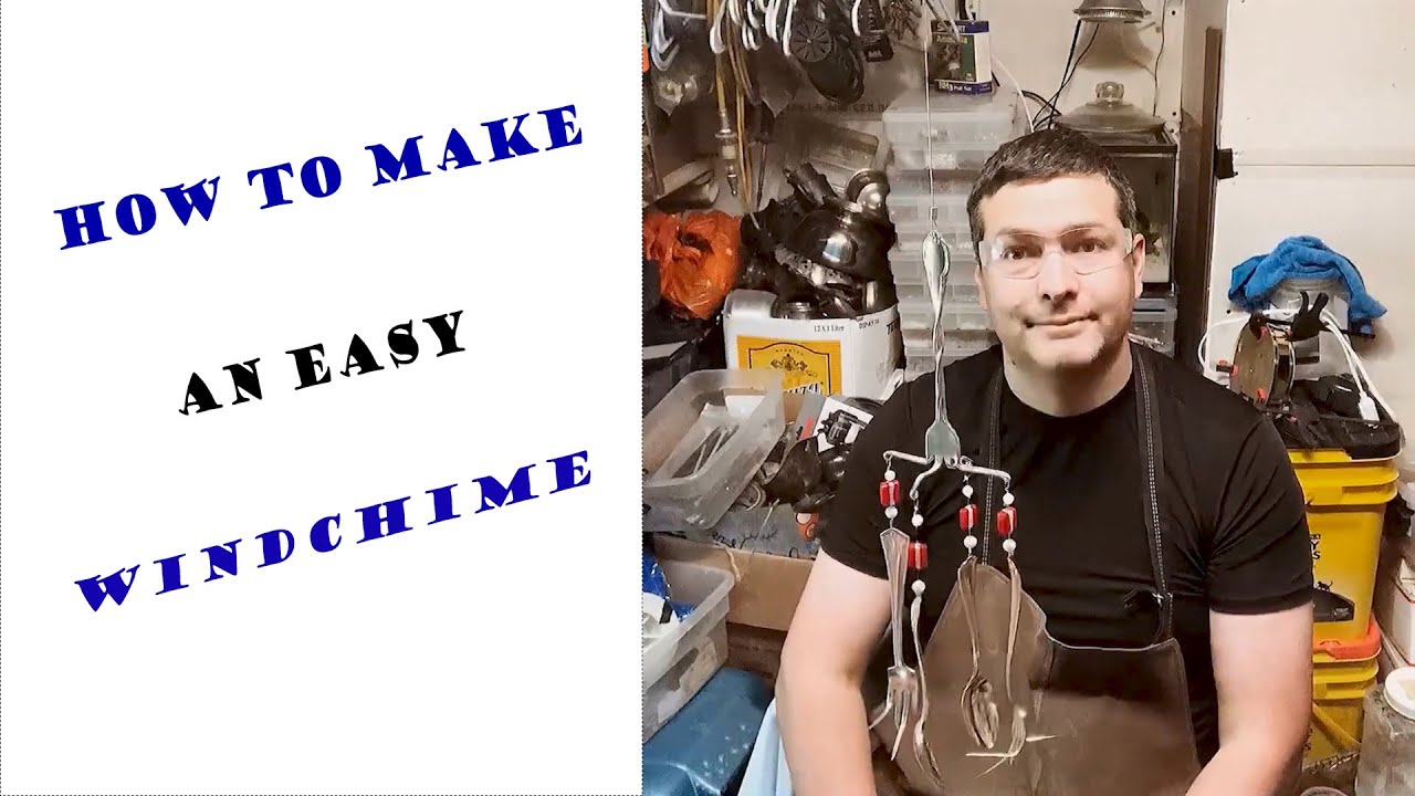 How to Make a Fork Windchime - YouTube