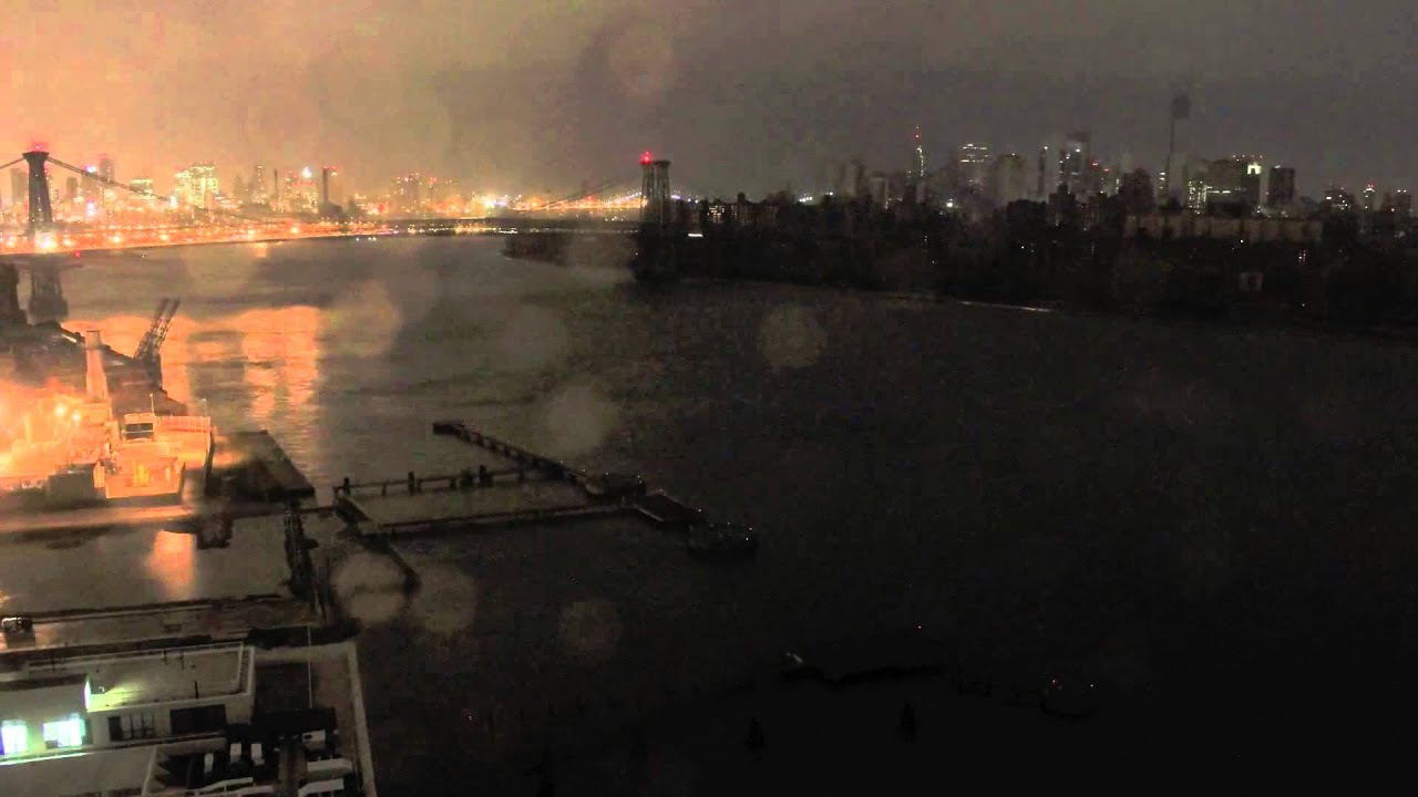 Superstorm Sandy Time-Lapse Hitting NYC - YouTube