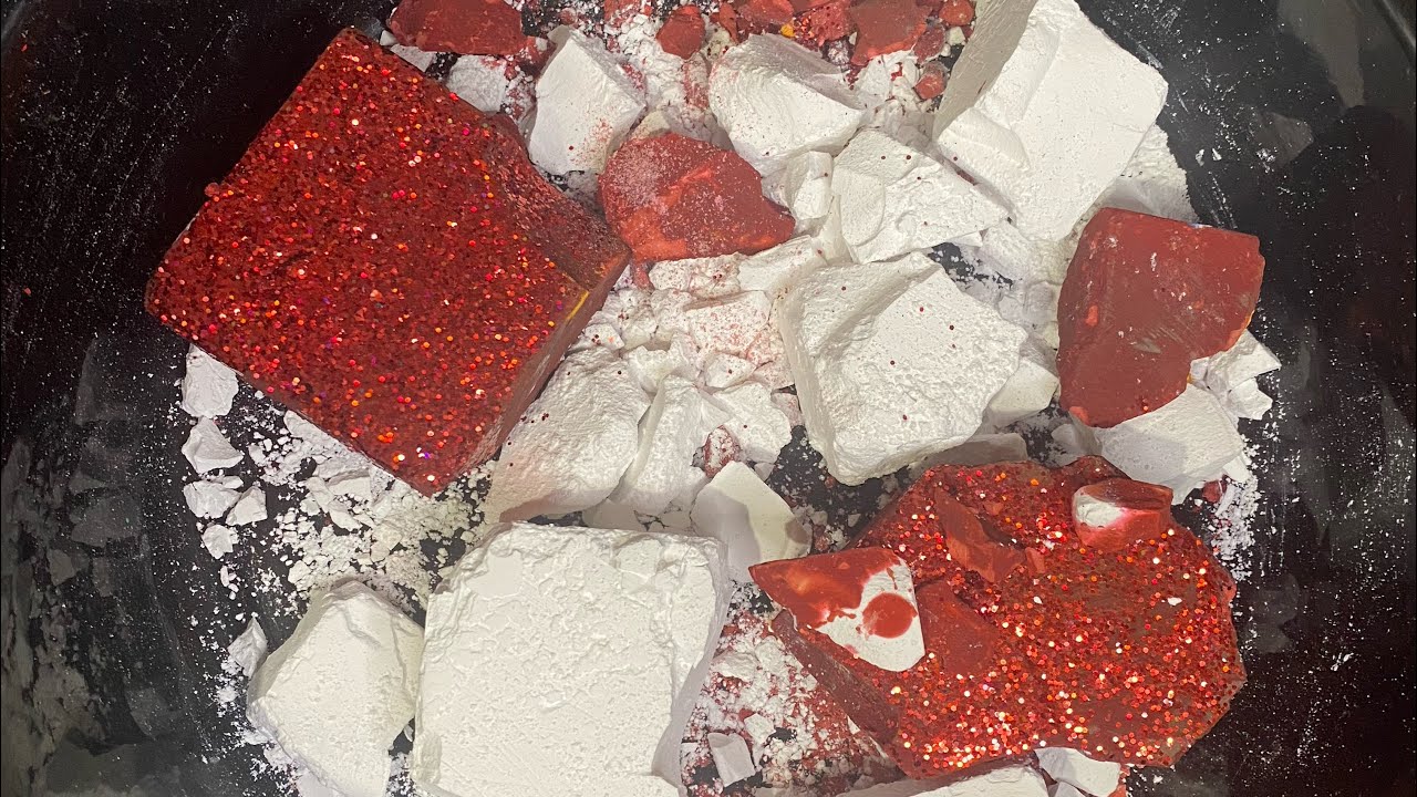 ASMR | Peppermint Crush ️| Satisfying | Relaxing | Dusty Powder Play ...
