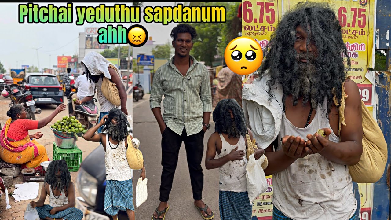 Pitchakaren ketup pottu pitcha yeduthu sapdanun ahh😔🥺#video#food#beggar ...