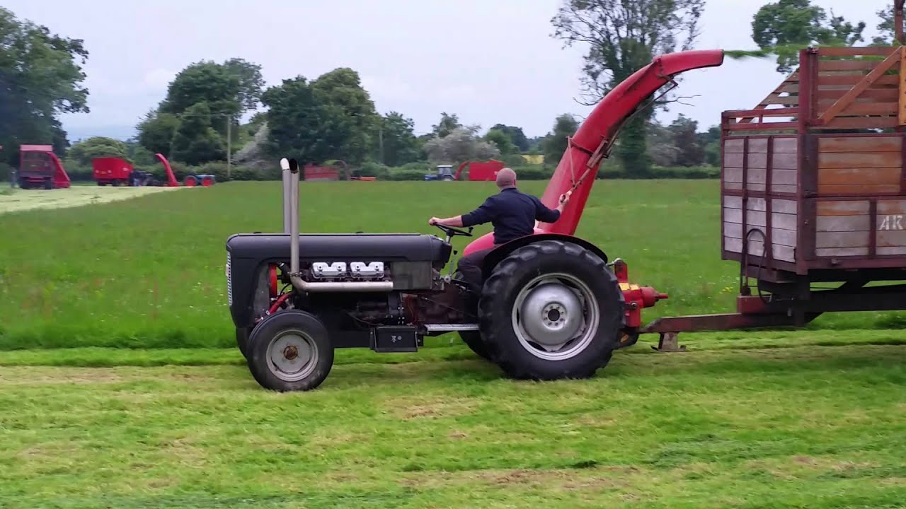V8 massey ferguson 35 - YouTube