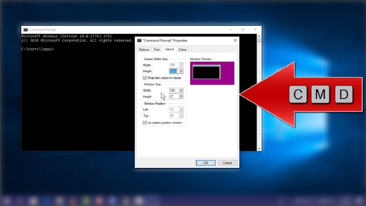 How To Set Default Window Size Of Command Prompt On Windows 10 YouTube how-to-set-default-window-size-of-command-prompt-on-windows-10-youtube