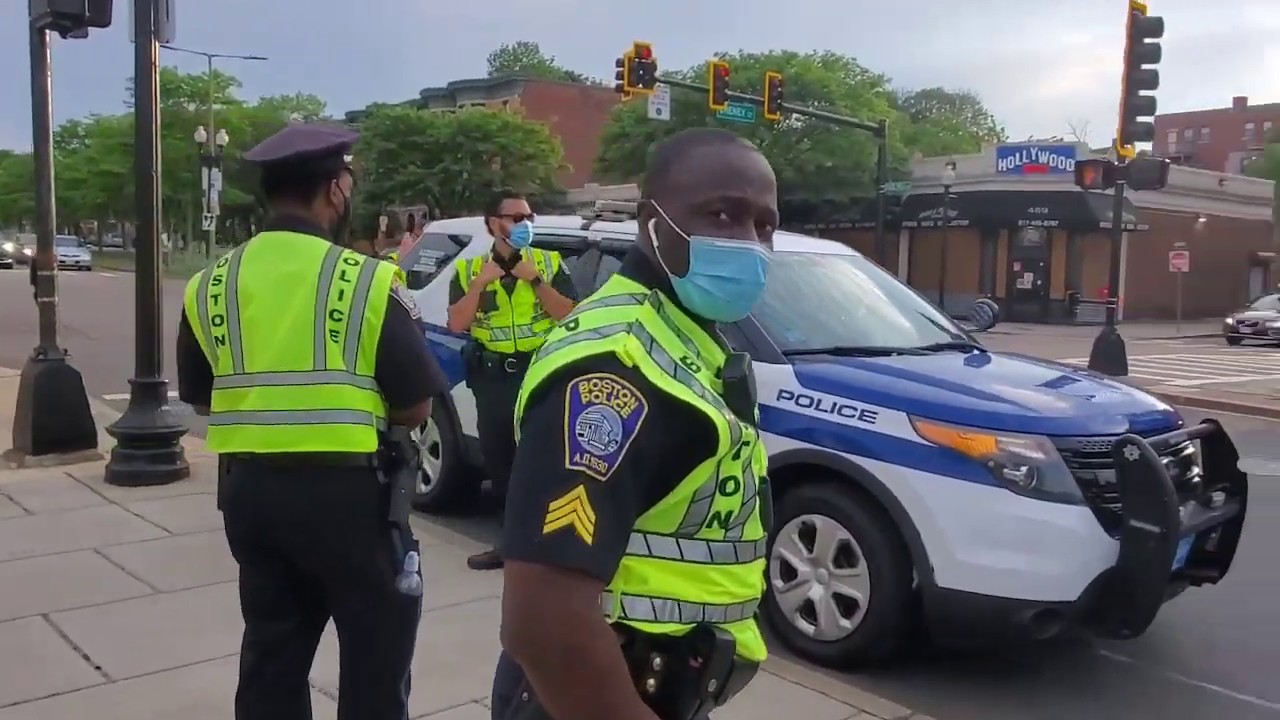 SGT. CHRISPIN SAYS HE'S THE ORIGINAL BLACK MAN (First Amendment BOSTON ...