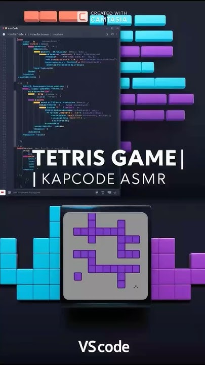 Tetris Game | Html-Css-JavaScript | KapCode ASMR | No Talking Part-4 - YouTube