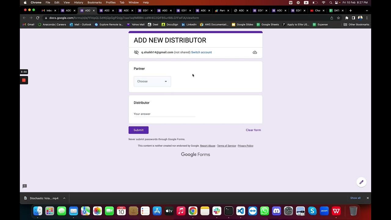Google Forms and Google Sheets Apps Script Based Project - YouTube