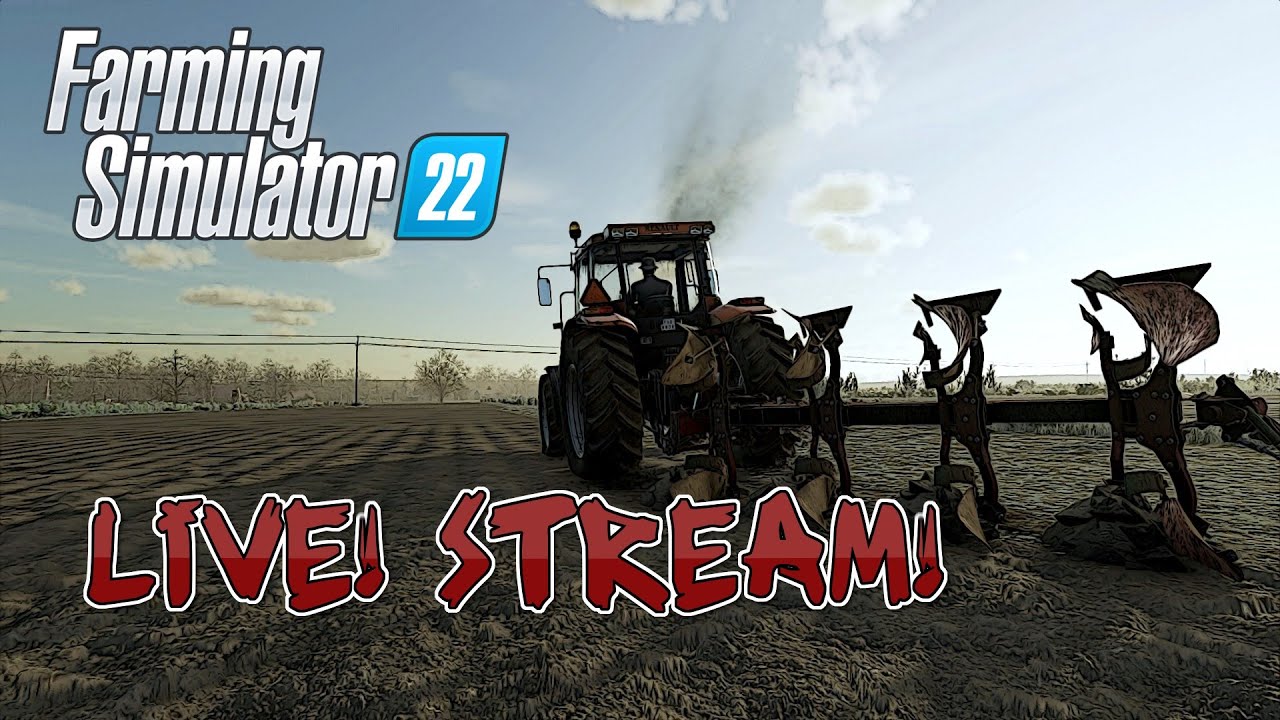 #live Farming simulator 22 Prasowanie, kombinowanie... - YouTube