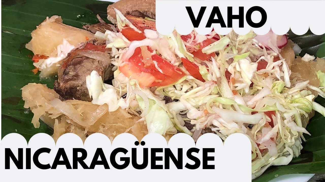 Como se hace un Vaho Nicaragüense; comida típica:) - YouTube