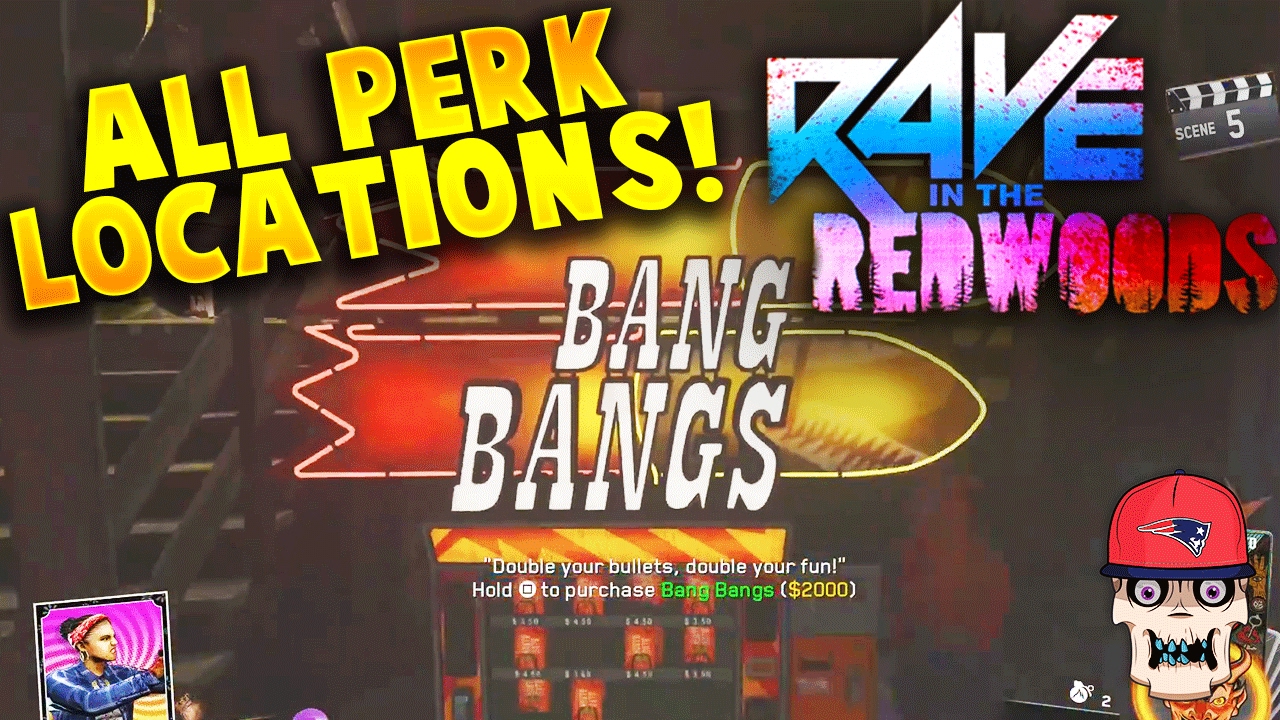 "RAVE IN THE REDWOODS" ALL 10 PERKS LOCATIONS! - Beginners Guide (Tips ...