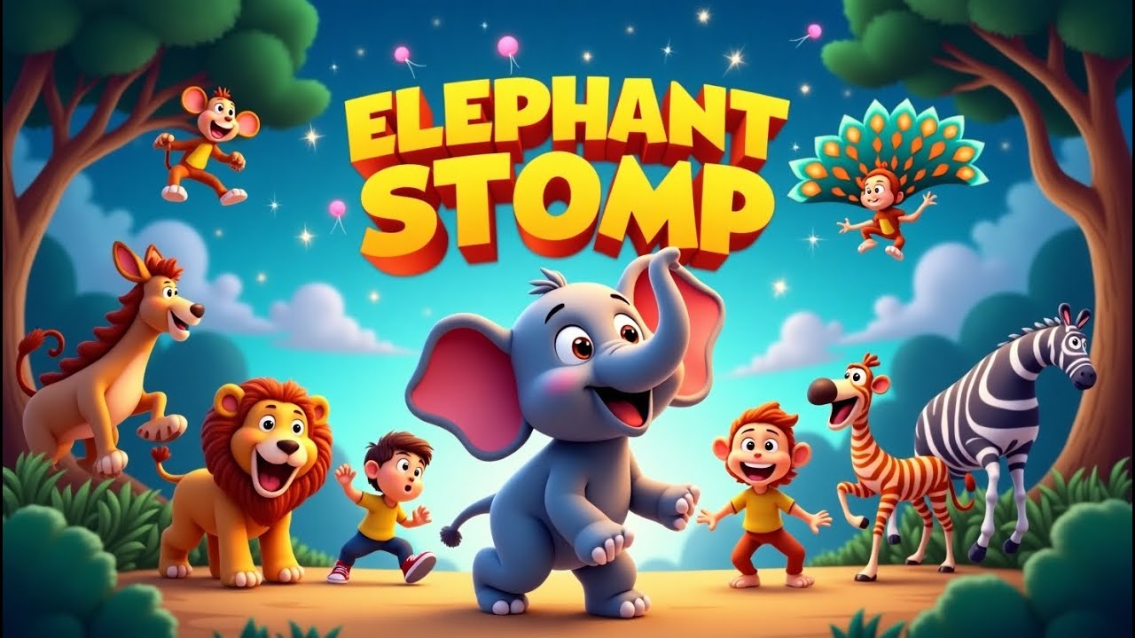 Elephant Stomp 🐘 | The Jungle Dance Song for Kids! 🎶🌴 | @toon2town ...