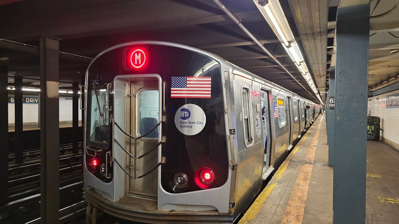 First Day of R179 (M) Train Operation! - YouTube