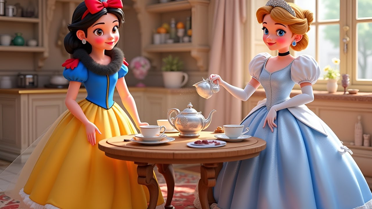 Cinderella vs Snow White: Poisonous Apple Pie #FairyTale # ...