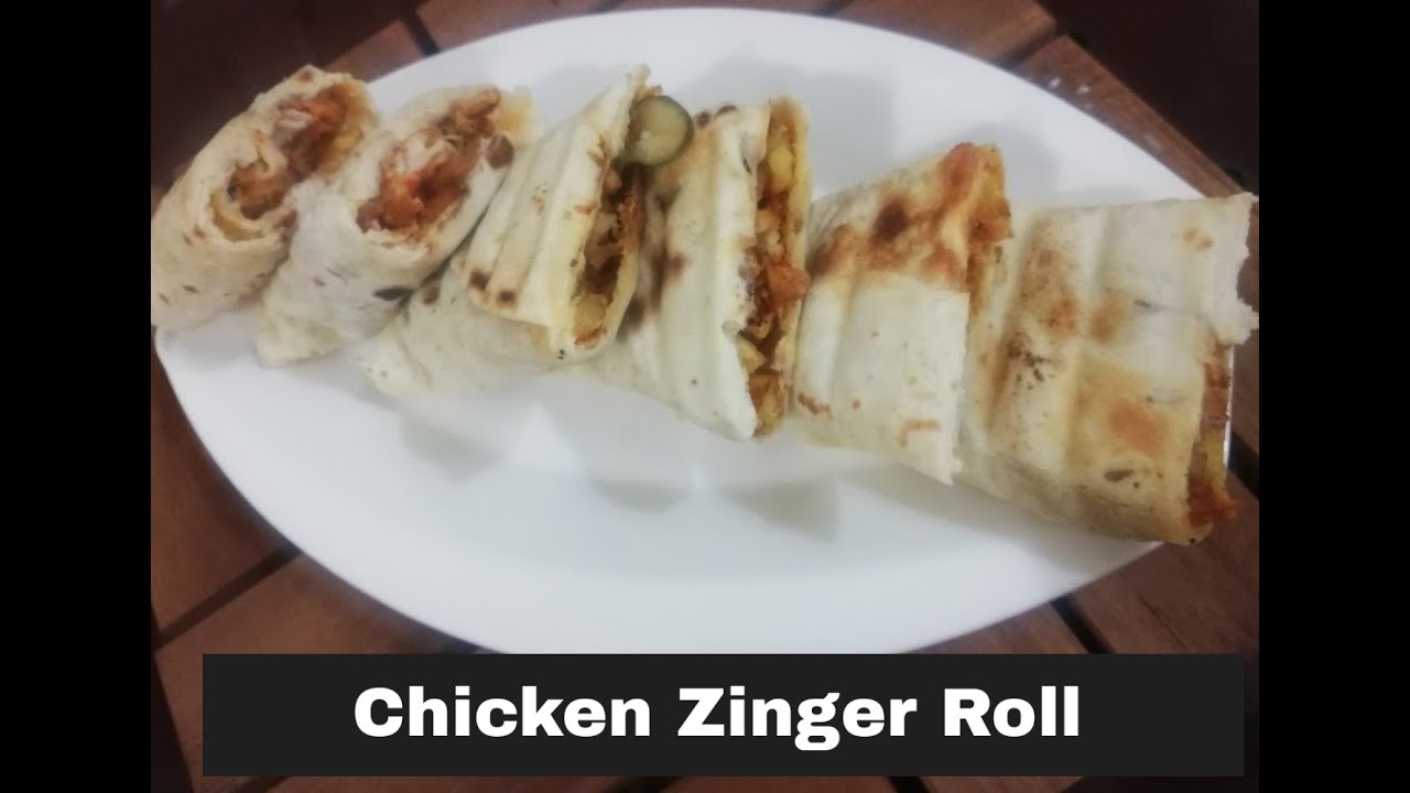 Chicken Zinger Roll l Al Baik Roll - YouTube
