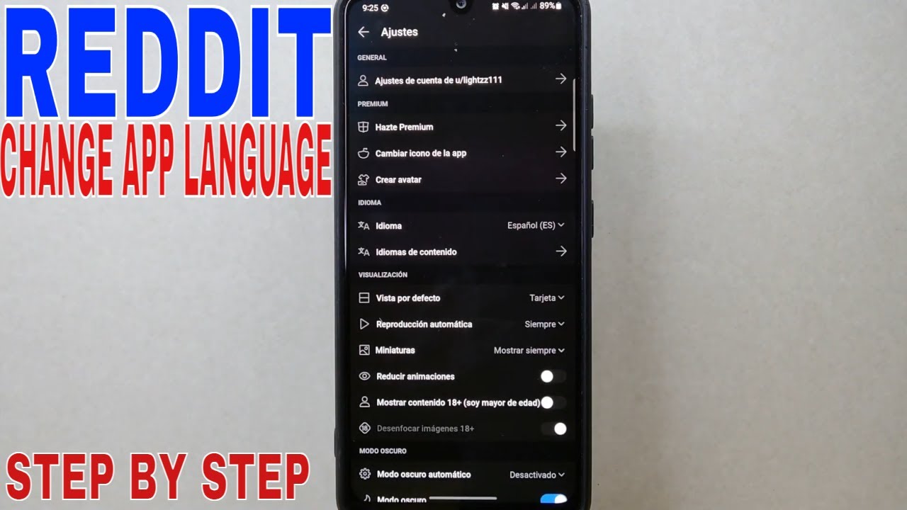 How To Change App Language On Reddit 🔴 - YouTube