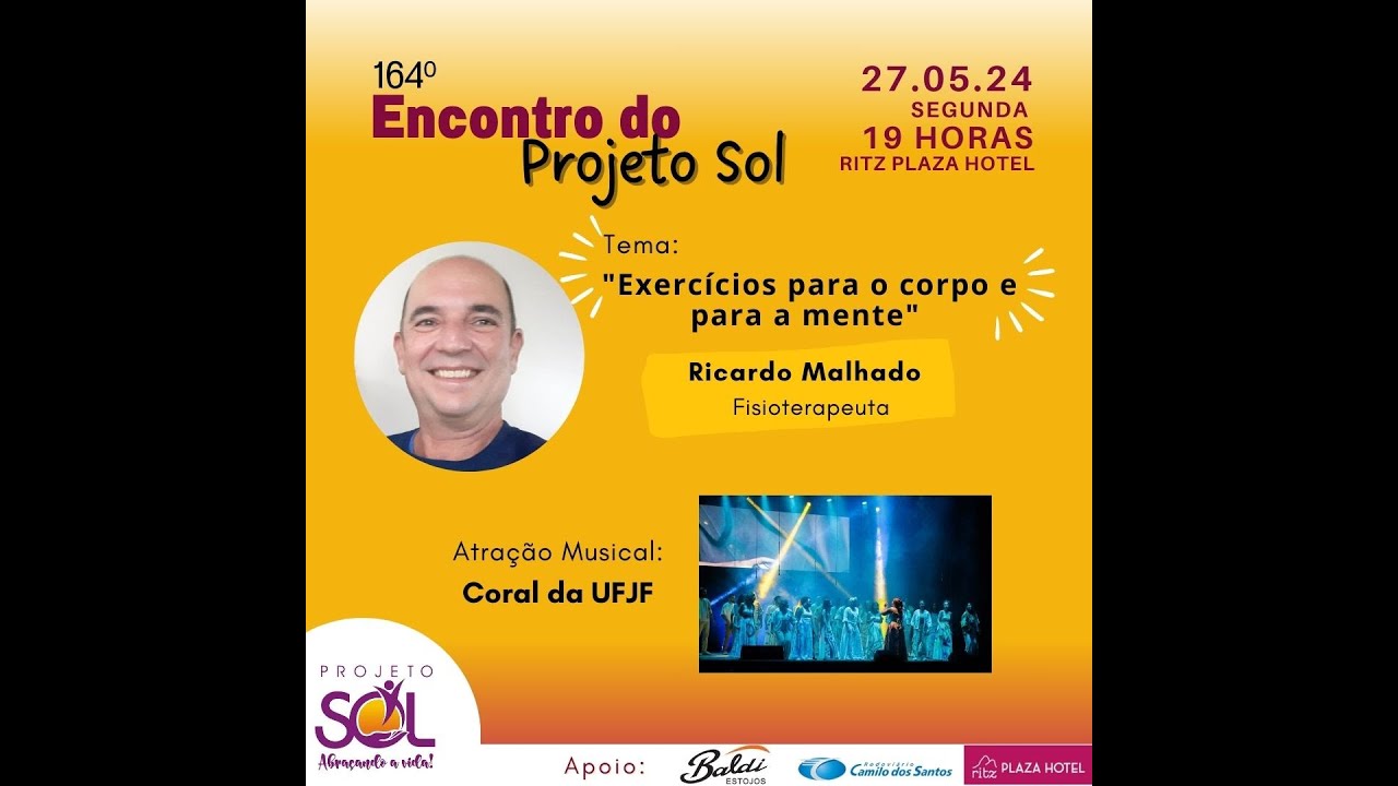 164º Encontro do Projeto Sol – Exercícios para o corpo e a mente - YouTube