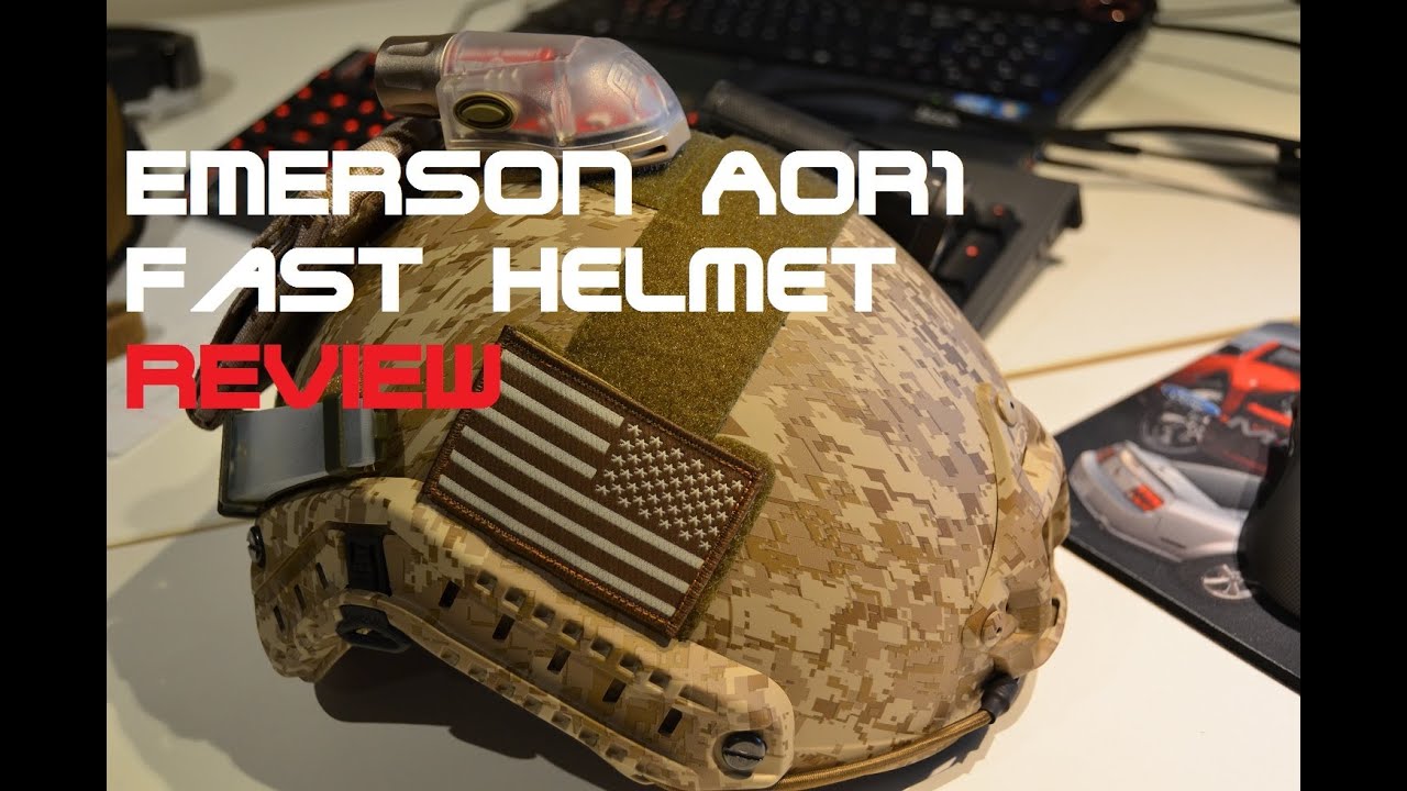 Emerson OPS CORE Ballistic Fast helmet (AOR1) Review - YouTube