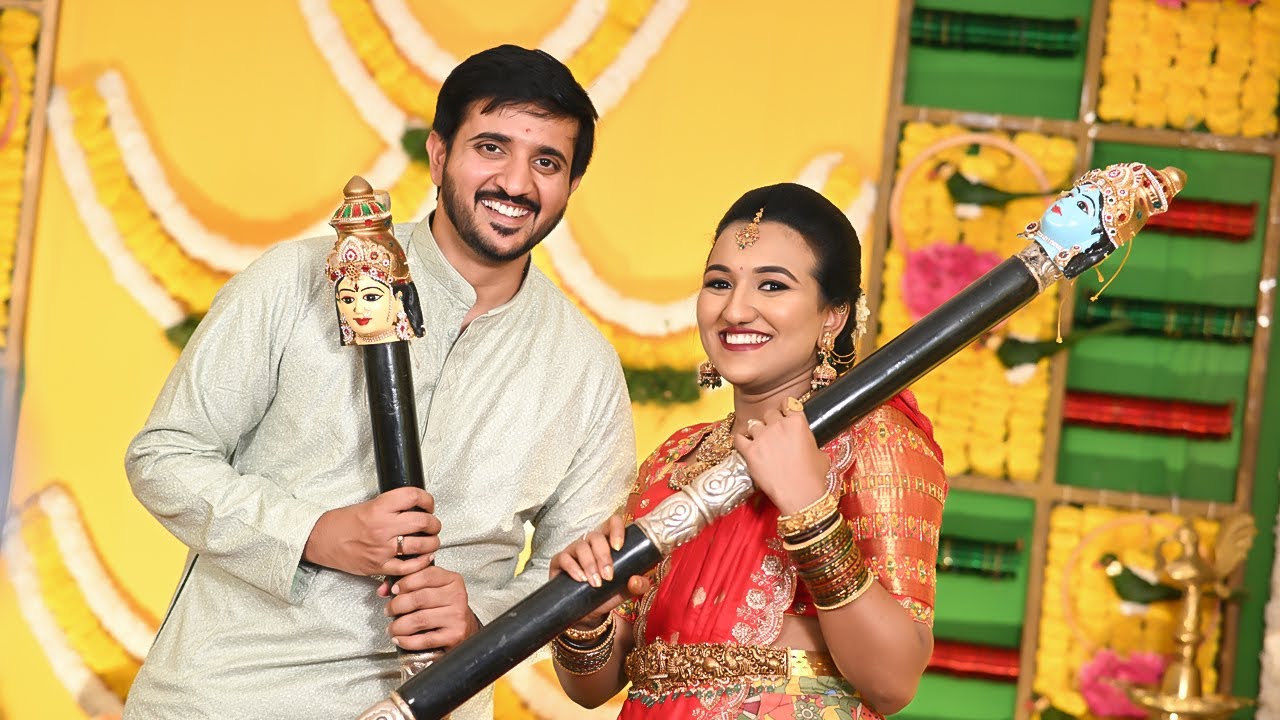 S.Nikhileshwar Reddy weds C.Chandana - YouTube