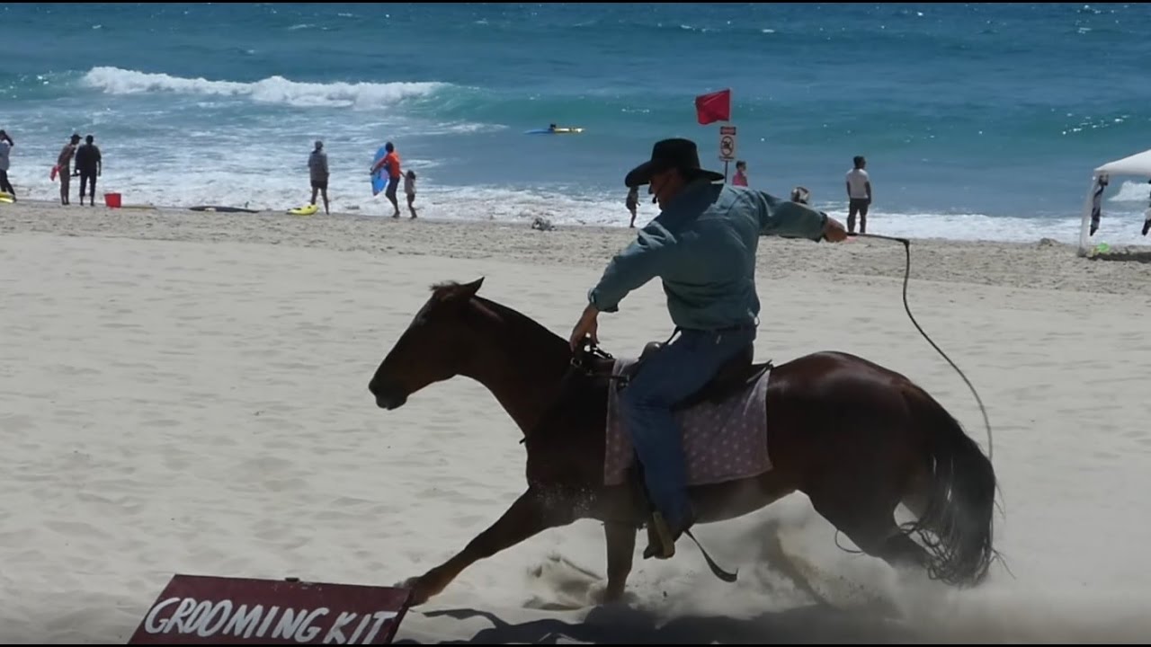 Australian Stockman's Hall of Fame on Surfers Paradise Beach - YouTube